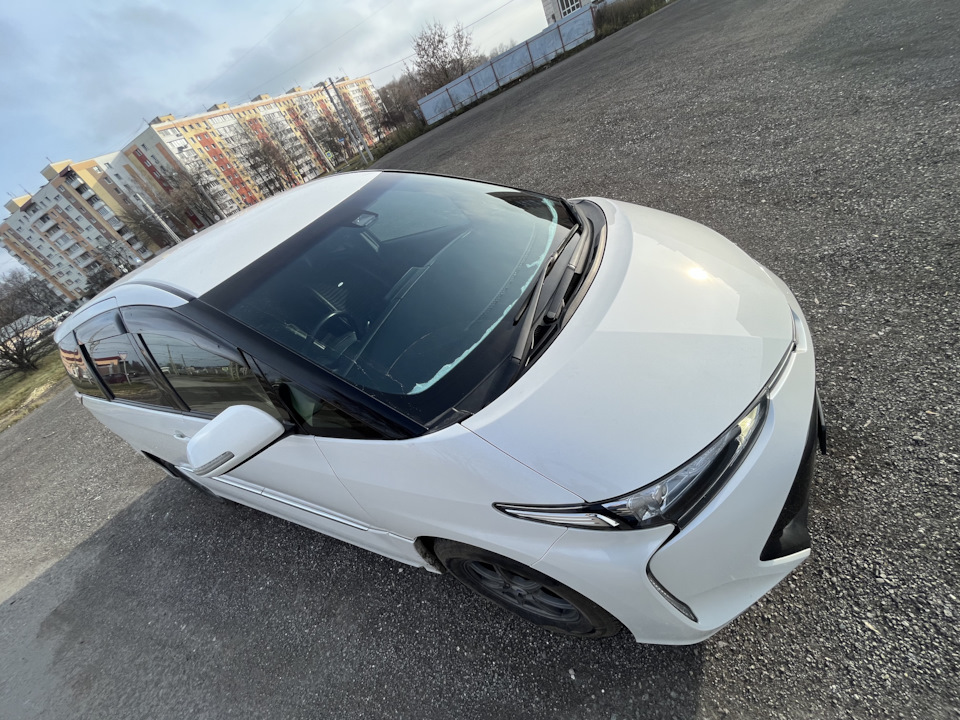 Атермалка — лоб и передние стекла — Toyota Estima (III), 2,4 л, 2018 ...