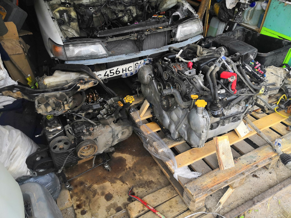 Приехал ez30 (часть 2) — Subaru Legacy (BC/BJ/BF), 3 л, 1991 года ...