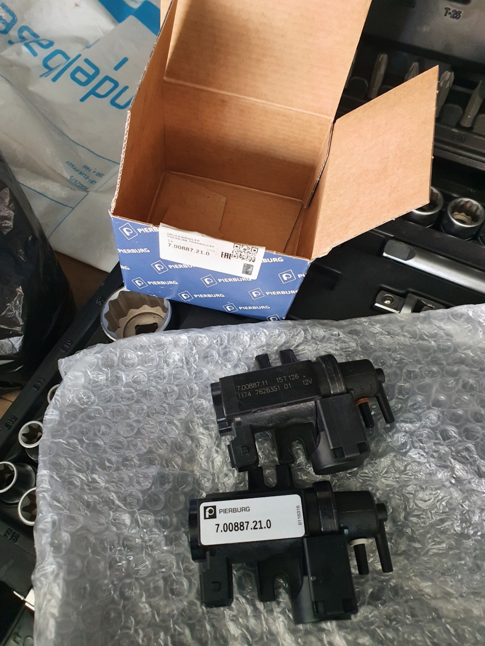 700887210 Клапан электромагнитный BMW X3 PIERBURG | Запчасти на DRIVE2