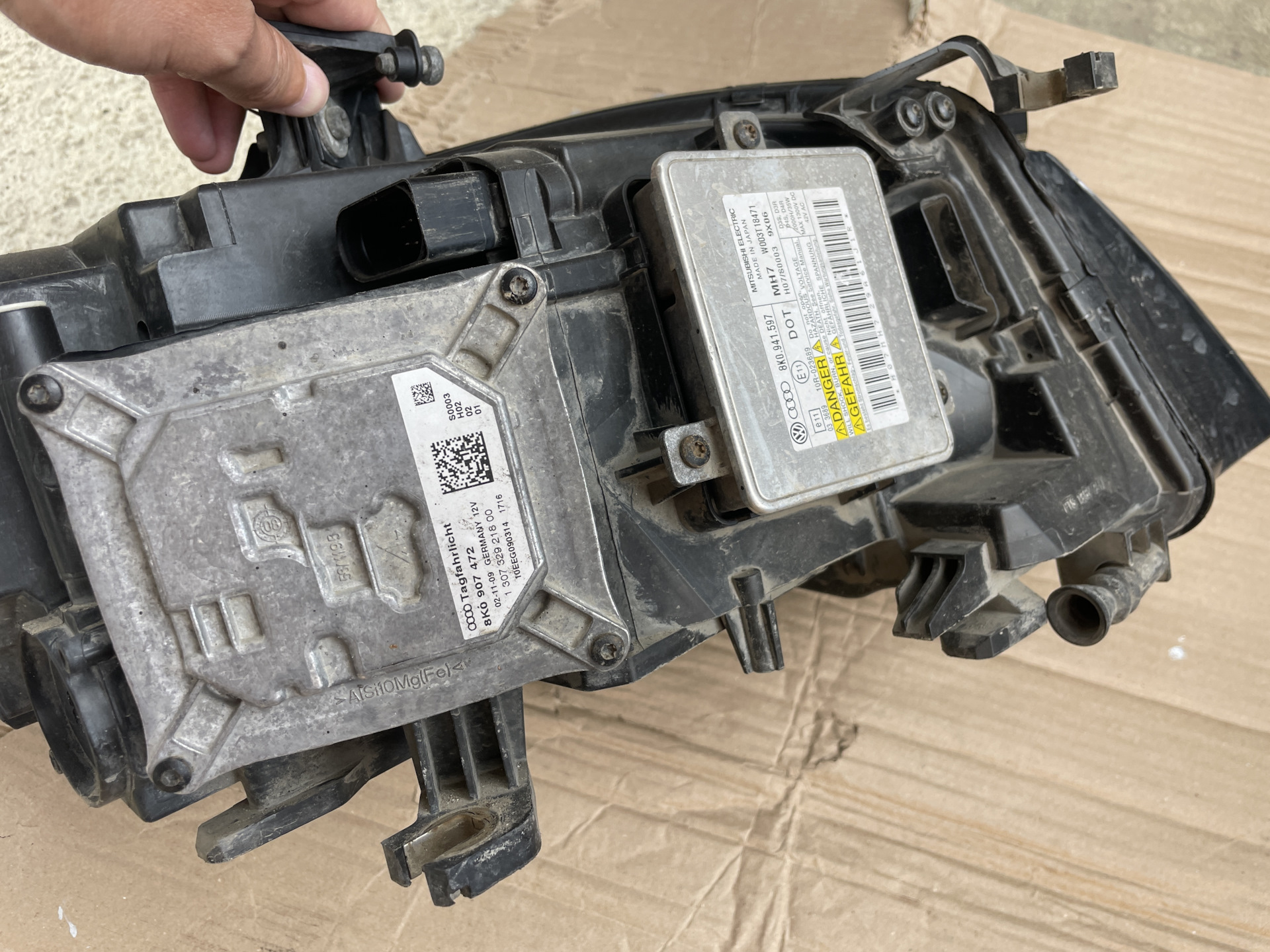 Диодные лампы в поворотники — Audi A4 Avant (B8), 2 л, 2009 года ...