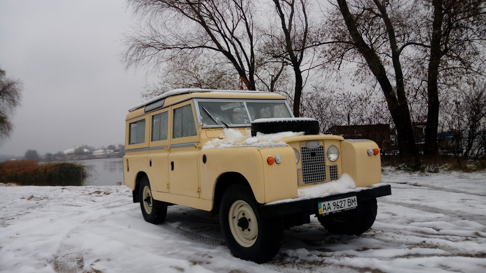 Вот и зима пришла.) — Land Rover Series II, 2,3 л, 1967 года | просто ...