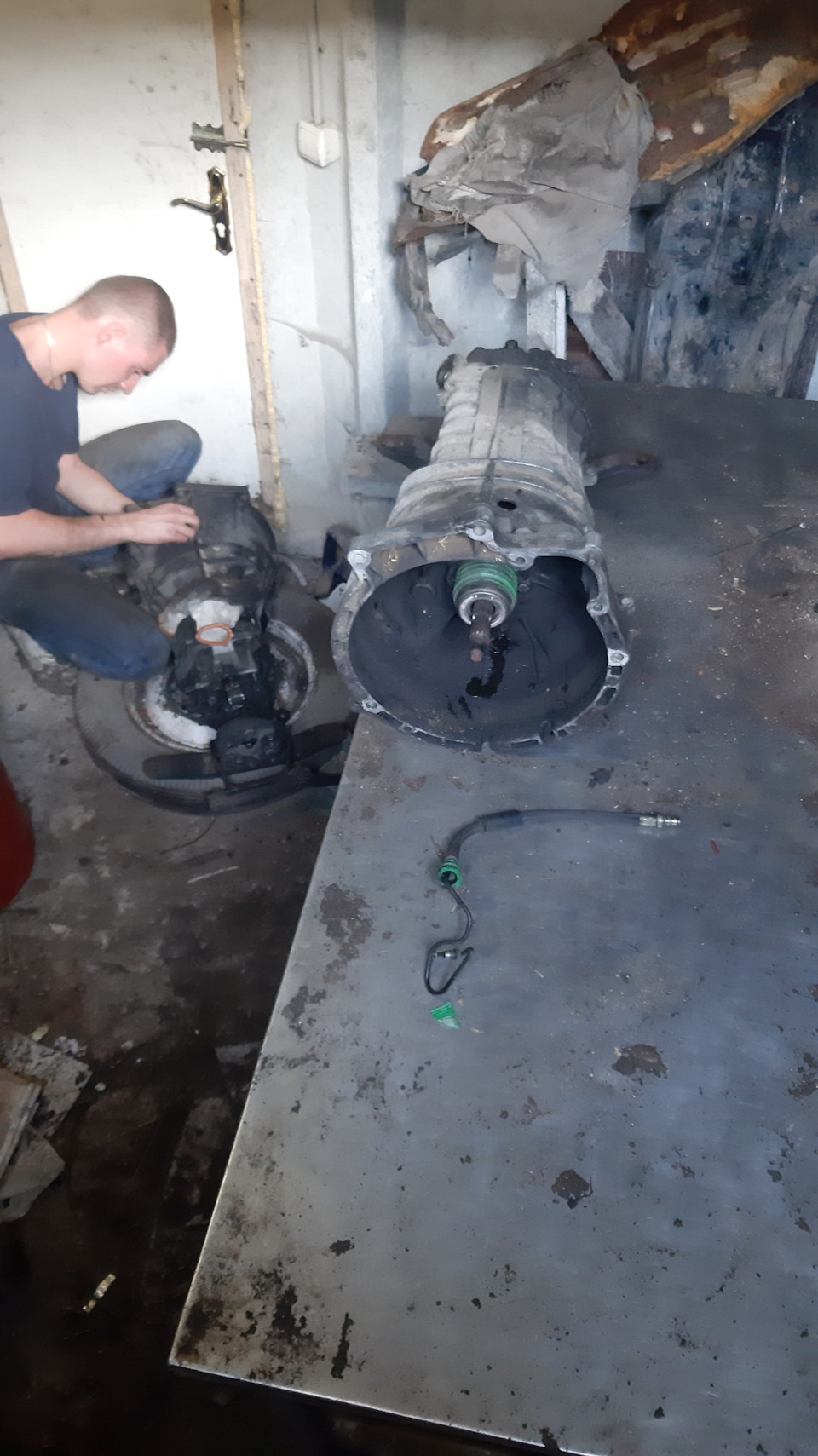 Замена коробки R25-D и кардана Ч.2 — Opel Omega B, 2,5 л, 1995 года ...