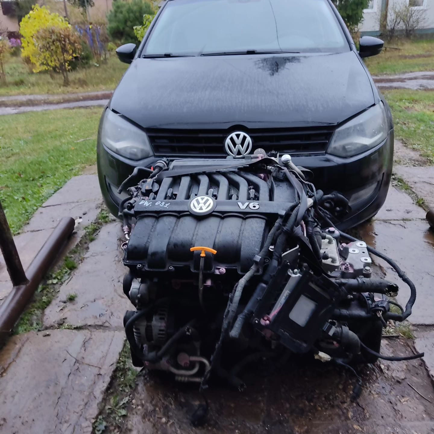 Полный привод VW Polo VR6 3.6 Turbo BiTurbo 4motion AWD — Volkswagen Polo Hatchback Mk5, 3,6 л ...