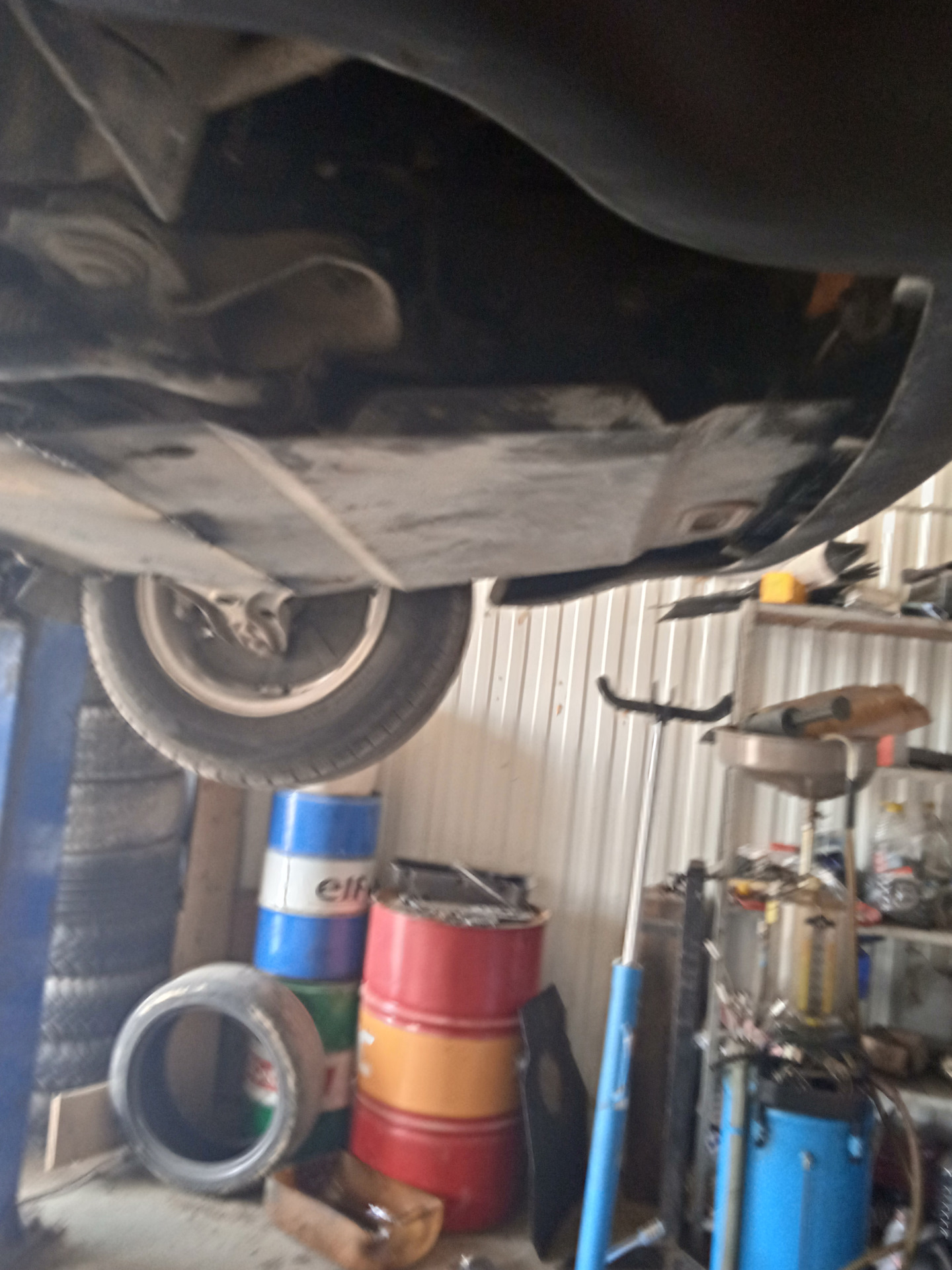 Немного брони под двигатель. Защита Картера. — Audi 80 (B3), 1,8 л ...