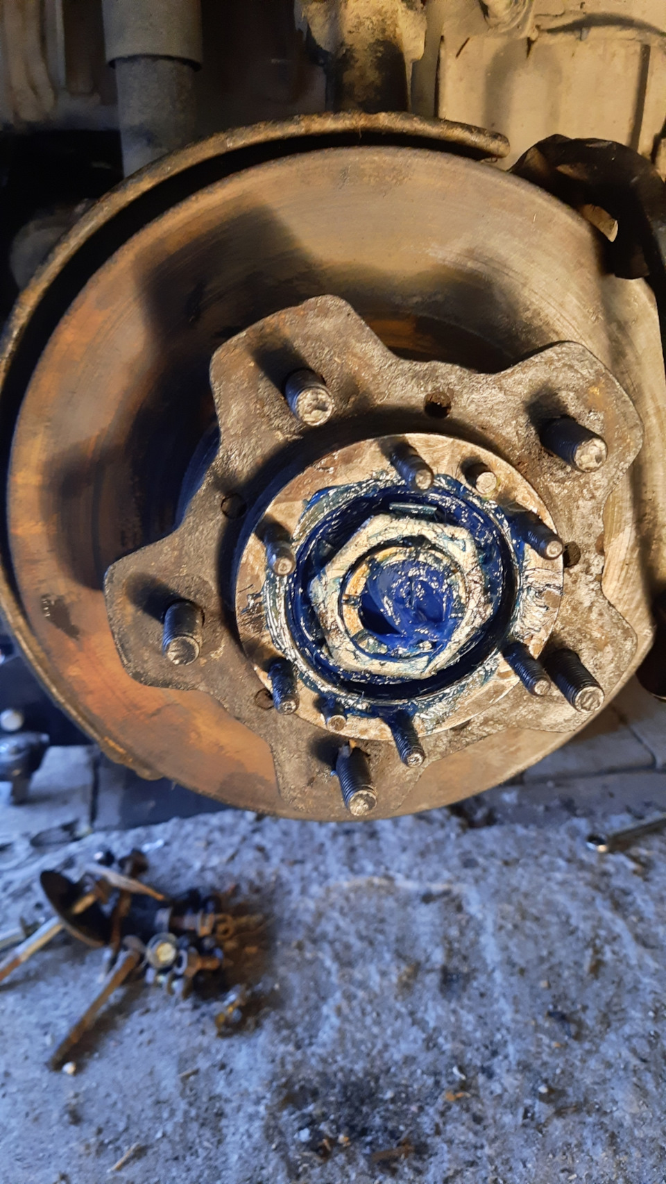 Ступичный подшипник — Toyota Town Ace (2G), 2 л, 1991 года | поломка ...