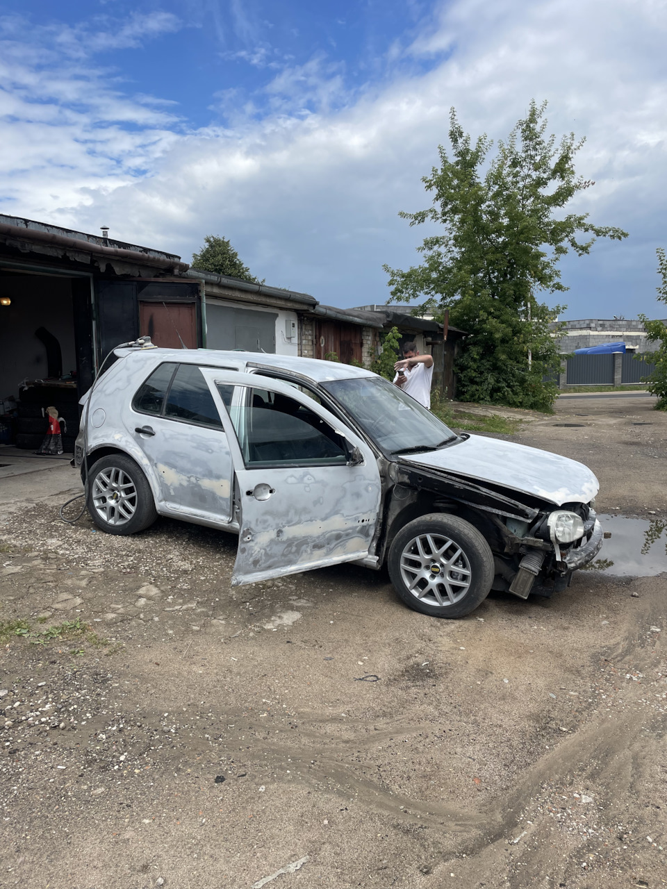 Покраска | смена цвета — Volkswagen Golf Mk4, 1,9 л, 2001 года ...