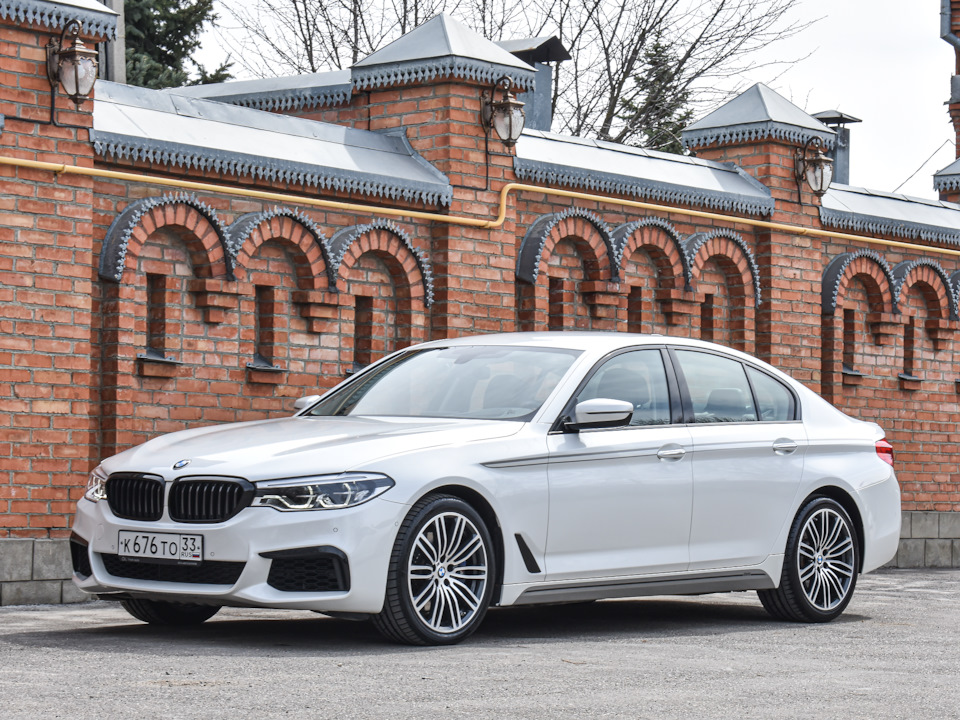 Добавил насадки M-Performance и на лето 664 стиль R19 — BMW 5 series (G30), 3 л, 2017 года ...