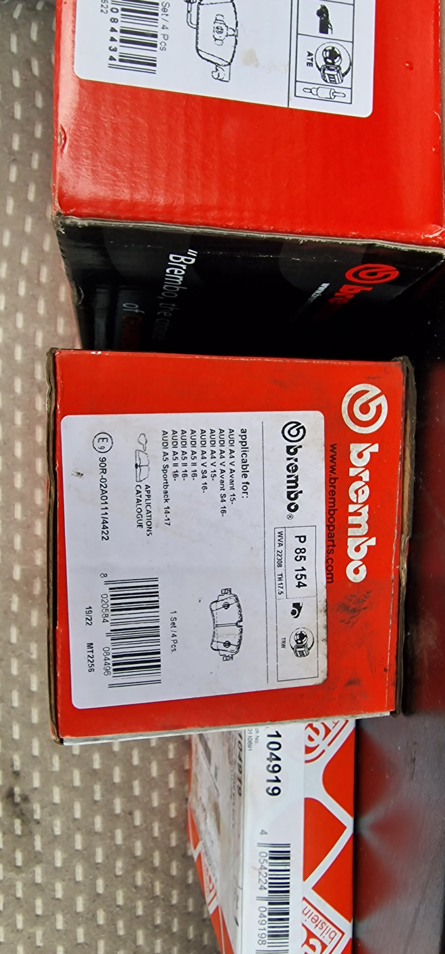 Итальянские колодки — Audi A4 (B9), 2 л, 2021 года | расходники | DRIVE2