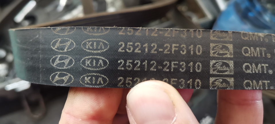 Upd. Замена подшипников роликов ремня навесного оборудования. Замена ОЖ ...