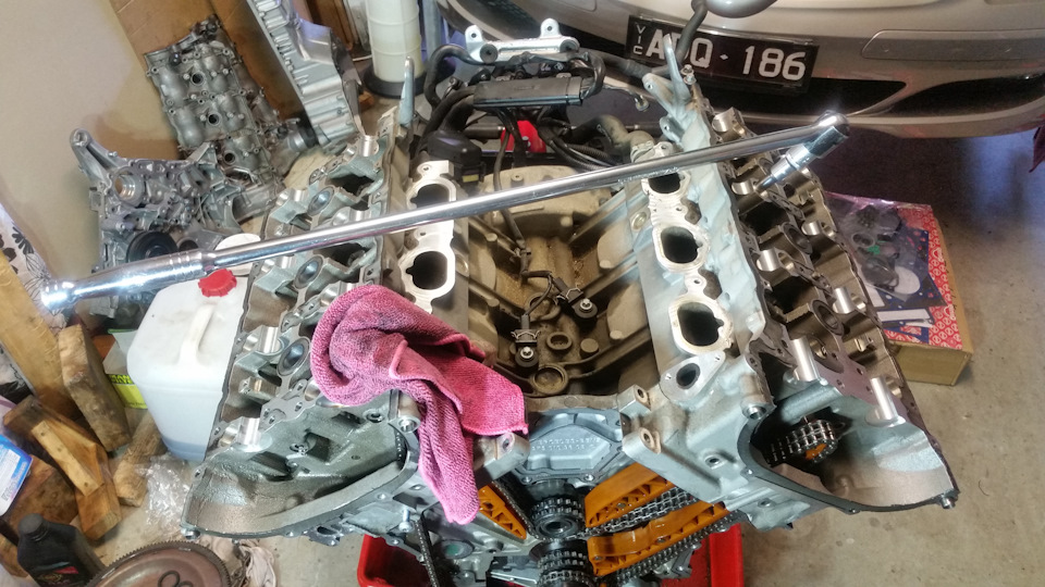 Продолжение разбора мотора: головки блока — Mercedes-Benz SLK (R171), 3 ...