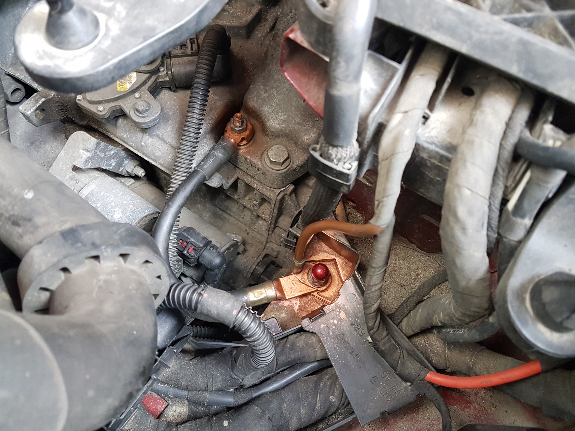 Устранение недочетов по электрике — Volkswagen Tiguan (1G), 2 л, 2011 ...