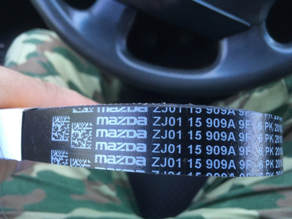 ZJ0115909A ПОЛИКЛИНОВЫЙ РЕМЕНЬ 6 PK 2013 Mazda | Запчасти на DRIVE2