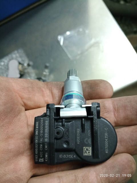 407000435R Датчик давления в шине RENAULT | Запчасти на DRIVE2