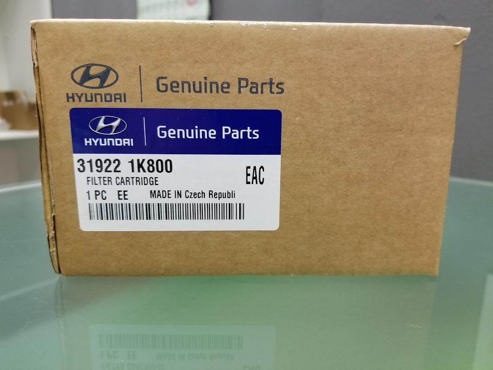 319221K800 Фильтр топливный (дизель) KIA HYUNDAI | Запчасти на DRIVE2