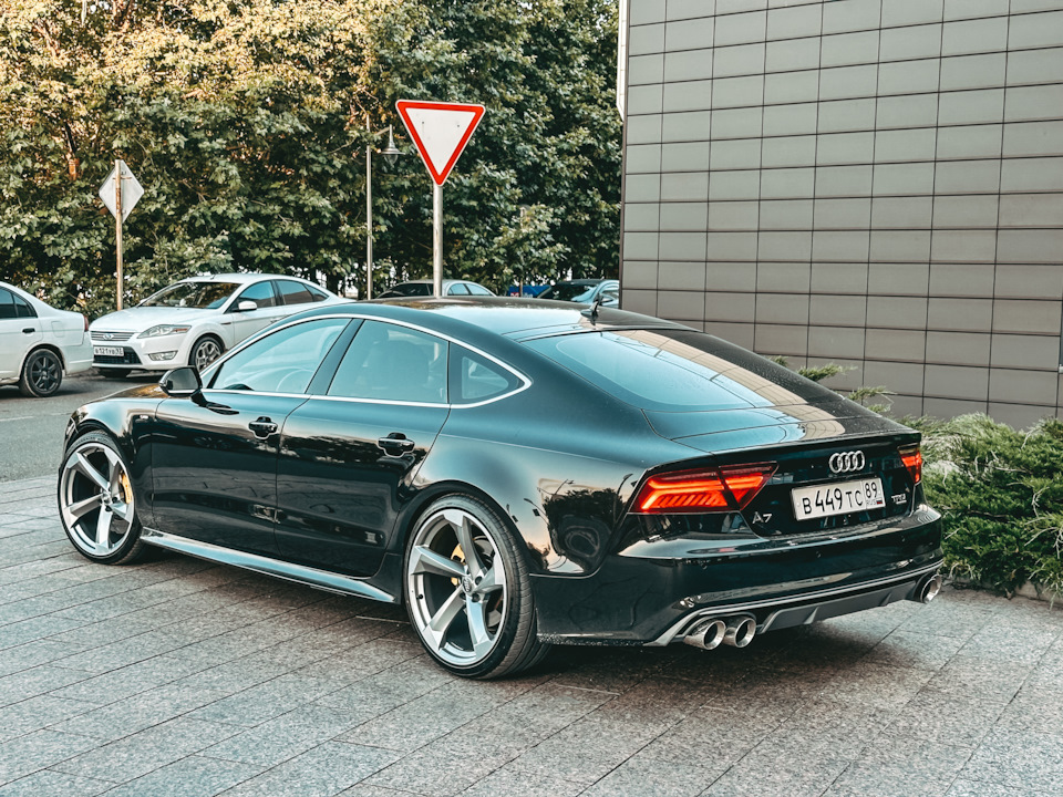 Audi sport R21 275/30/21 — Audi A7 Sportback (1G), 3 л, 2012 года ...