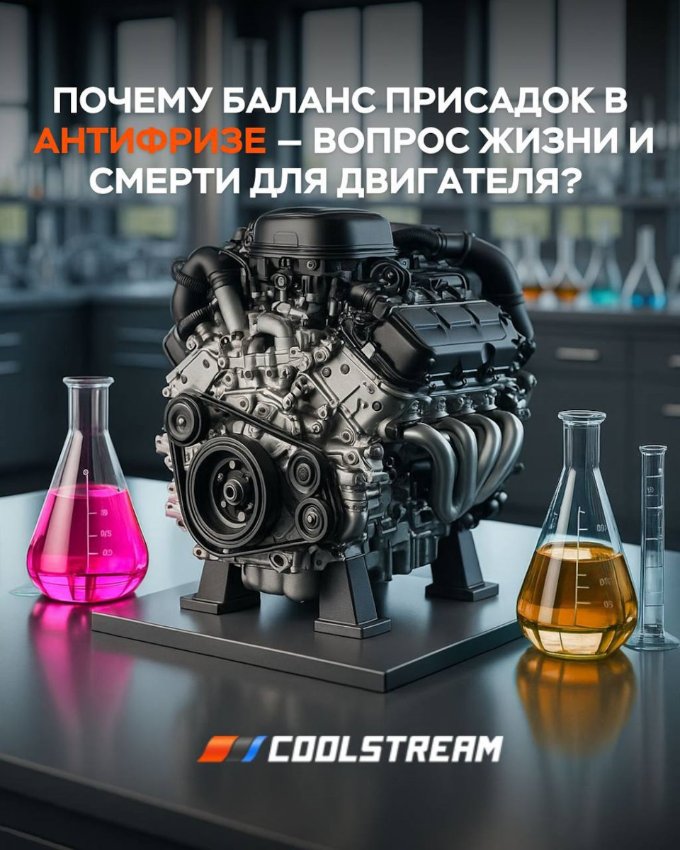 Почему баланс присадок в антифризе — вопрос жизни и смерти для двигателя? — Coolstream на DRIVE2