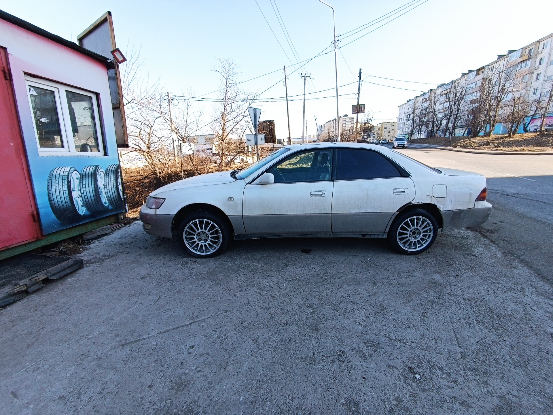 Неделя лютых морозов до -12 и снова +2. По-быстрому переобулся ...