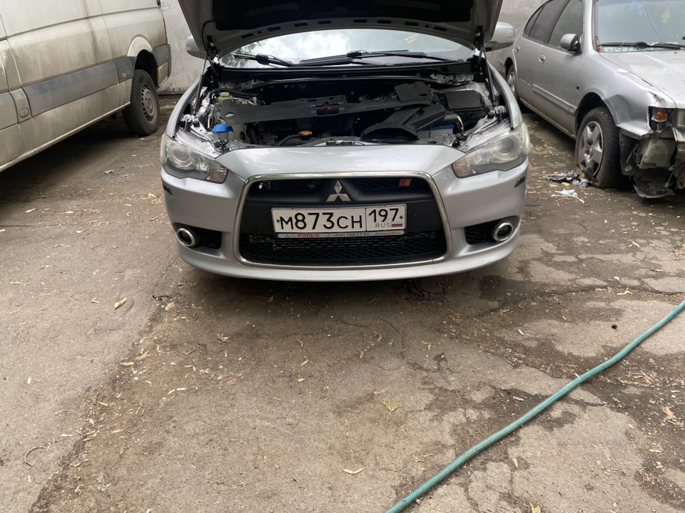 Шильдик Rally Art — Mitsubishi Lancer X, 1,8 л, 2011 года | своими ...
