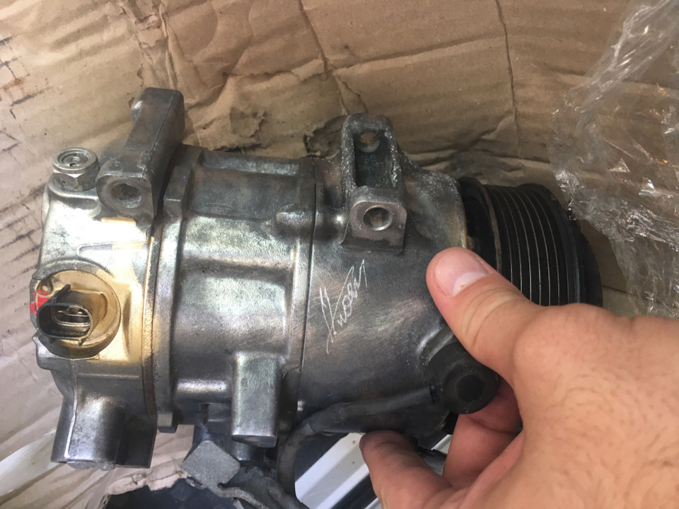 Компрессор кондиционера Тойота Камри 3,5 — Toyota Camry (XV40), 3,5 л ...