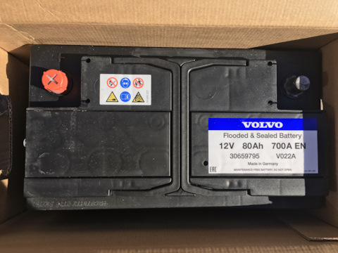 30659795 Стартерная аккумуляторная батарея Volvo | Запчасти на DRIVE2
