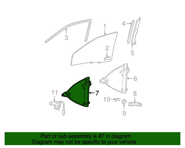 8240438011 СТЕКЛОПОДЪЕМНИК СТЕКЛА ДВЕРИ, СТАЛЬ KIA HYUNDAI | Запчасти ...