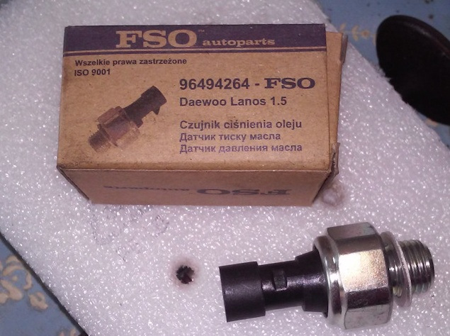 96494264 Датчик давления масла М14х1.5, 0.5 бар, производство Тайвань ...