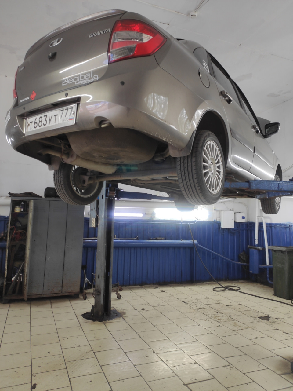 Замена тормозных дисков и не только — Lada Гранта (1G), 1,6 л, 2017 ...