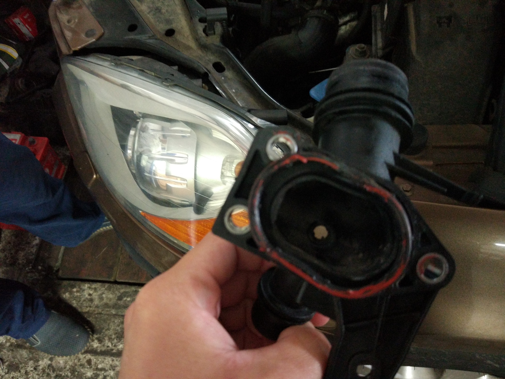 Фланец. — Volvo XC60 (1G), 2,4 л, 2010 года | визит на сервис | DRIVE2