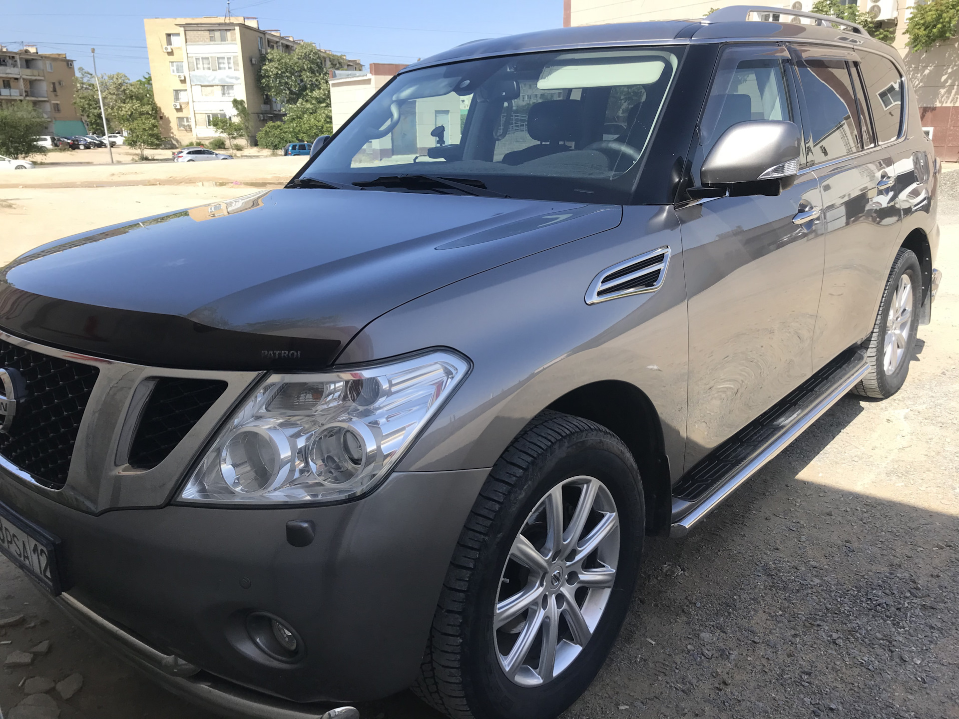 Покрыл кирамекой — Nissan Patrol (Y62), 5,6 л, 2010 года | своими ...