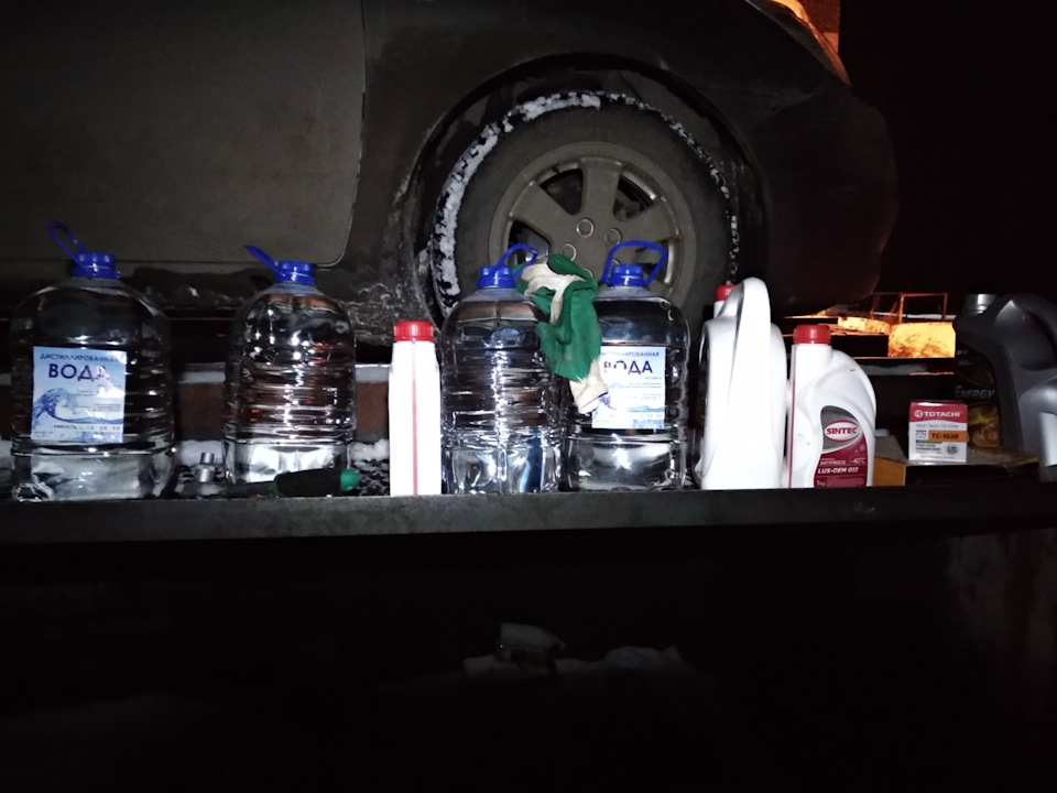 Промывка системы охлаждения liqui molly и lavr, синтетическая. — Toyota ...