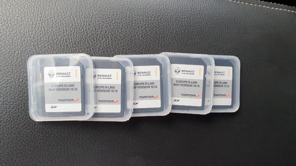 Sale! Tom Tom live & r-link 10.15 SD card — Renault Grand Scenic III, 1 ...