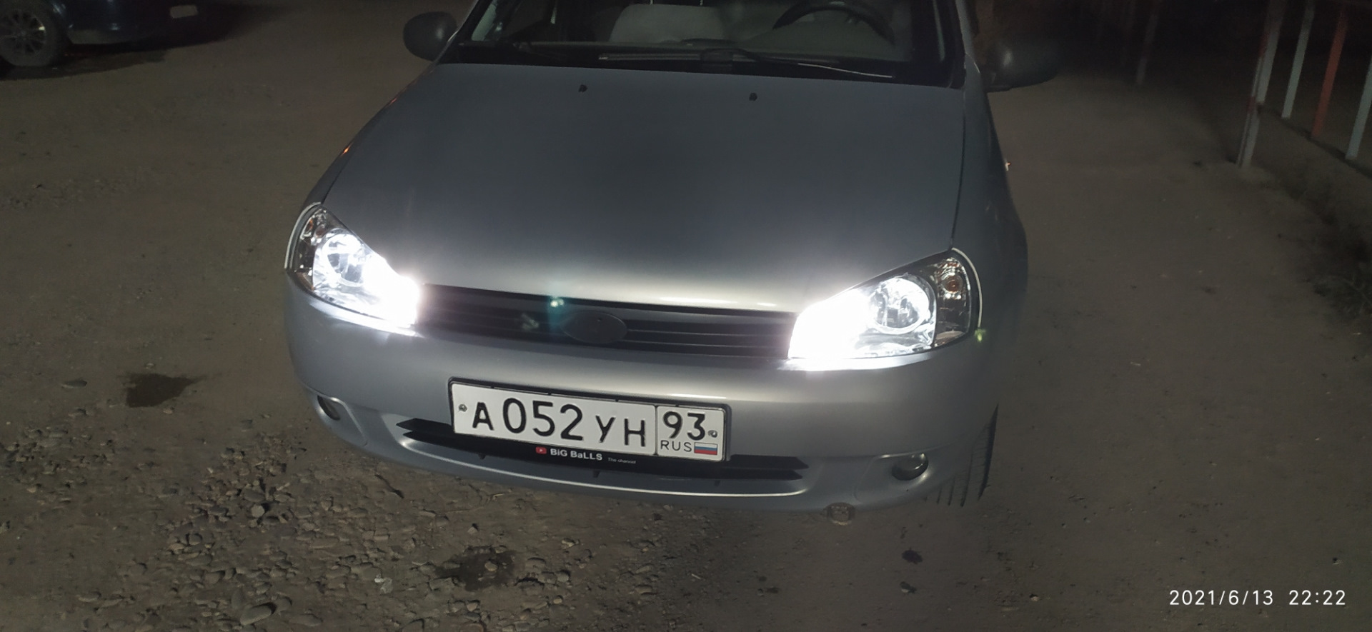 Замена габаритов на диодные. — Lada Калина седан, 1,6 л, 2007 года ...
