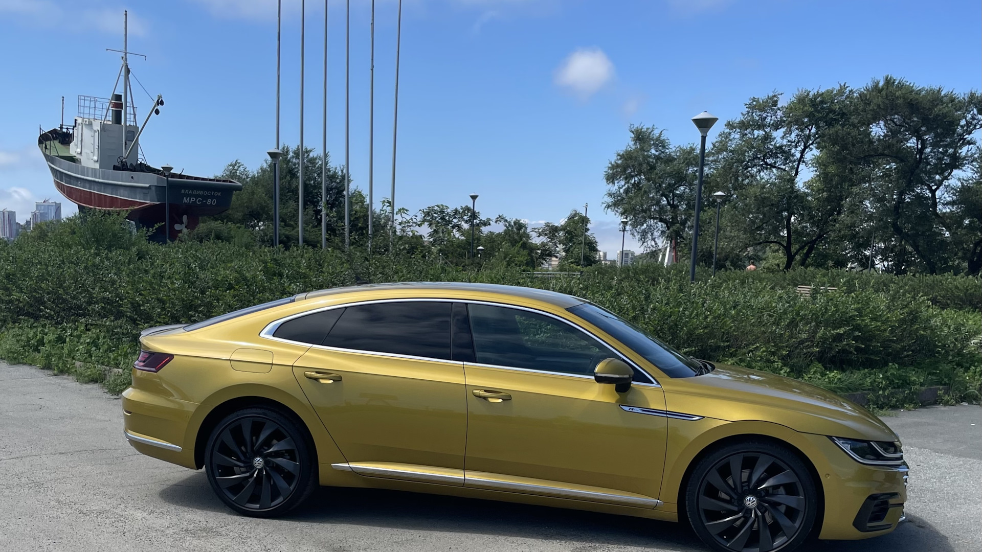 Volkswagen Arteon 2.0 бензиновый 2019 | Mr.Gold R-Line st2 на DRIVE2