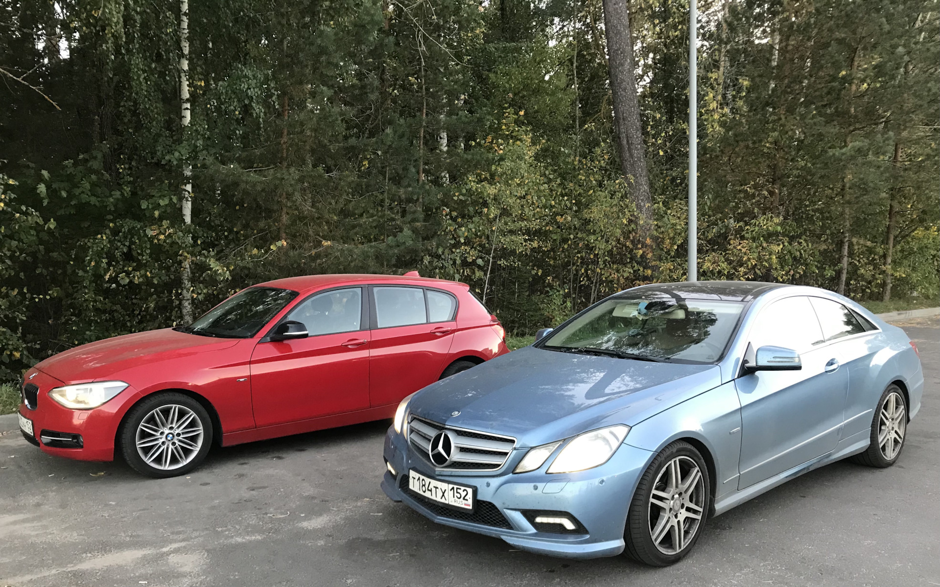 BMW f20 vs mercedes С207 — BMW 1 series (F20), 1,6 л, 2012 года ...