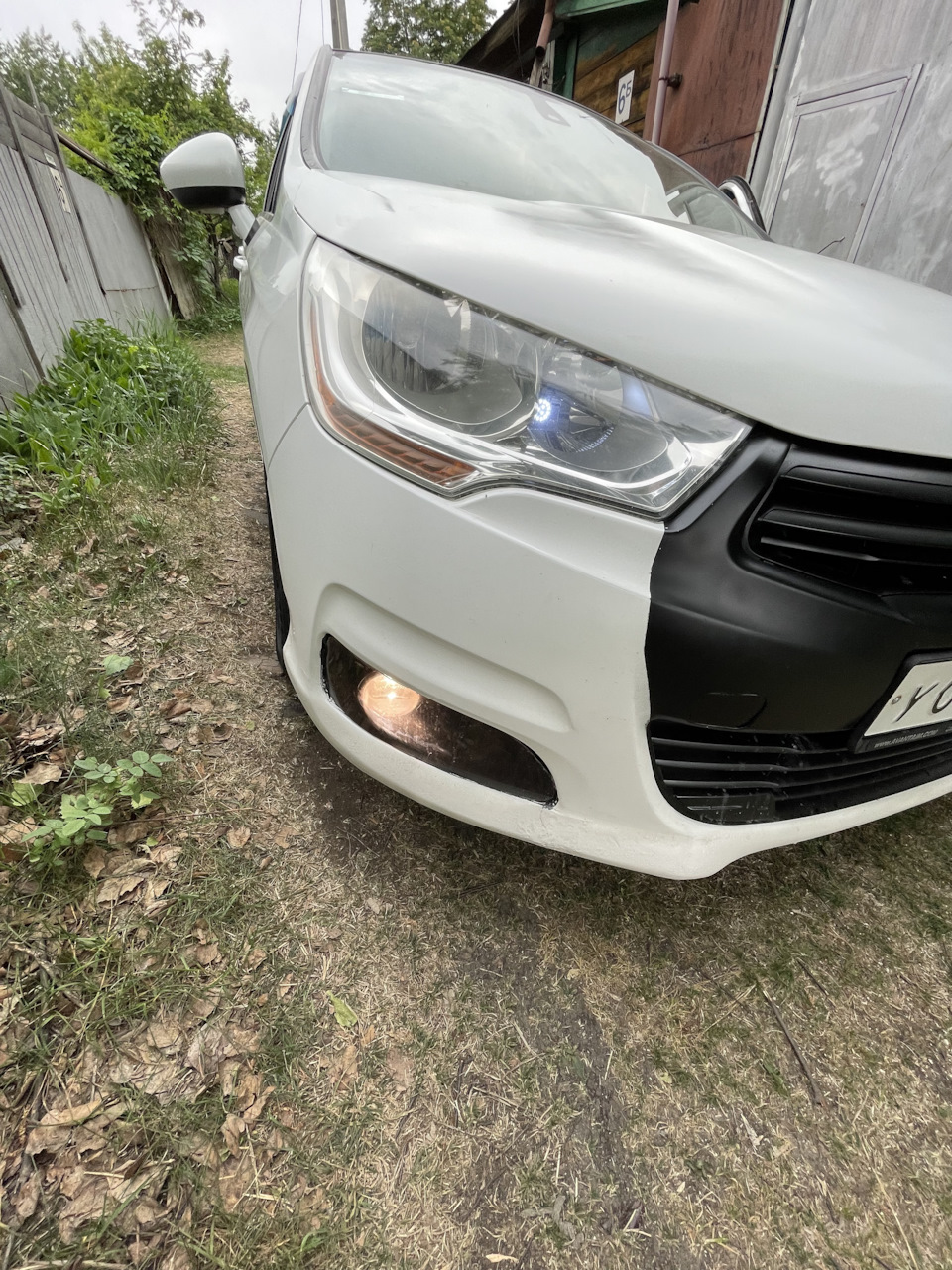 Самодельные накладки на птф — Citroen C4 (2G), 1,6 л, 2011 года ...