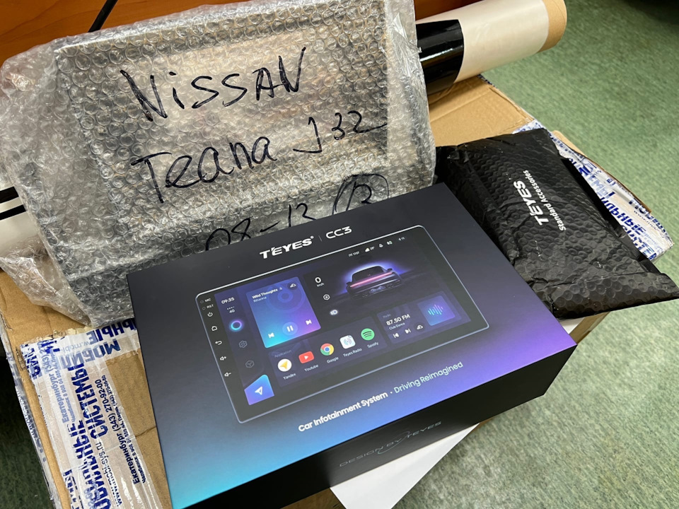 Головное устройство Teyes CC3 4/64 GB — Nissan Teana (J32), 2,5 л, 2012 ...