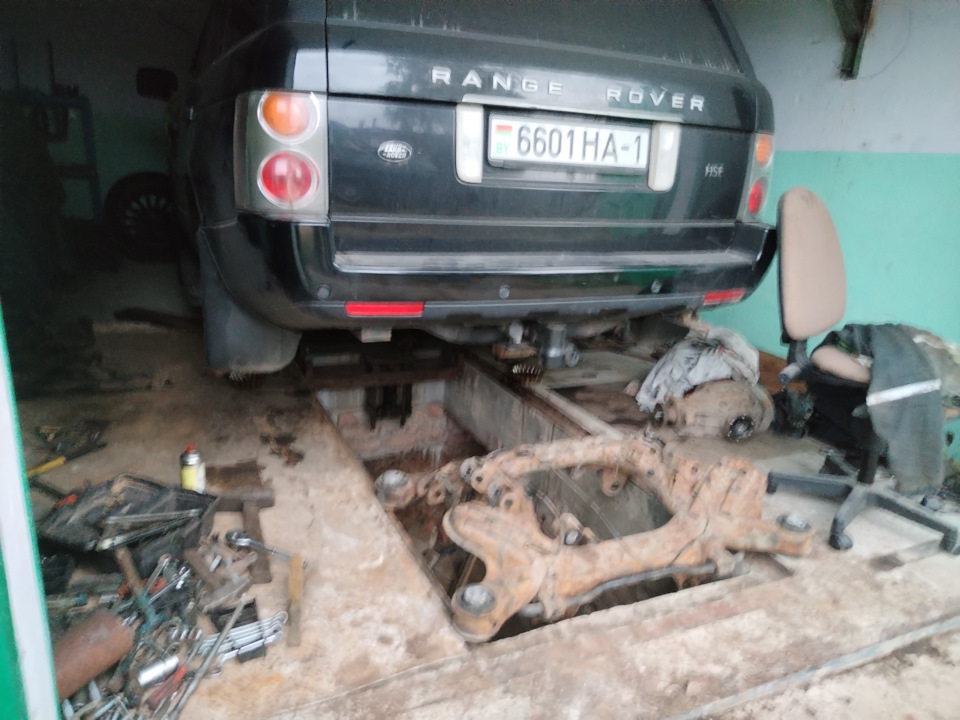 Задняя подвеска Рендж Ровер L322 — Land Rover Range Rover (3G), 4,4 л ...