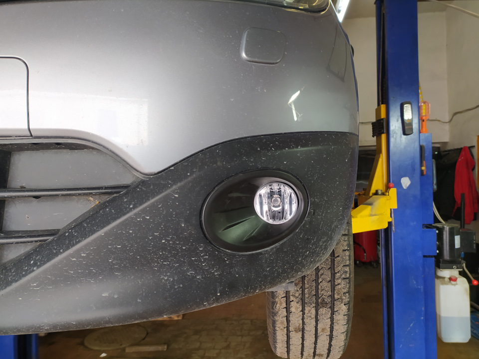 №6 Установка ПТФ Nissan Qashqai J10 (полный мануал) — Nissan Qashqai+2 ...