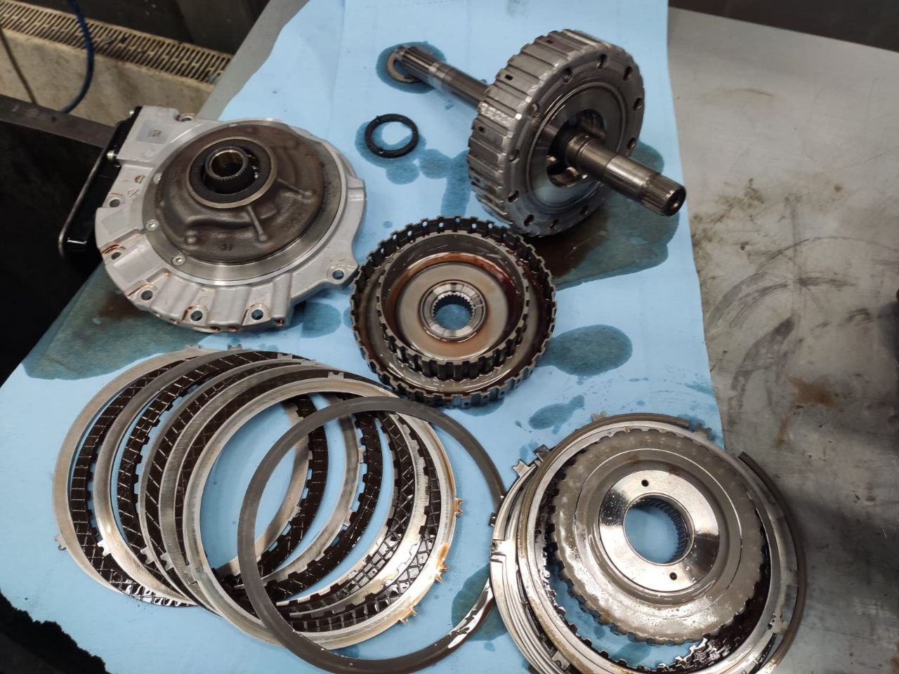 Ремонт ПП + замена заднего сальника ДВС — Hyundai Santa Fe (3G), 2,2 л ...