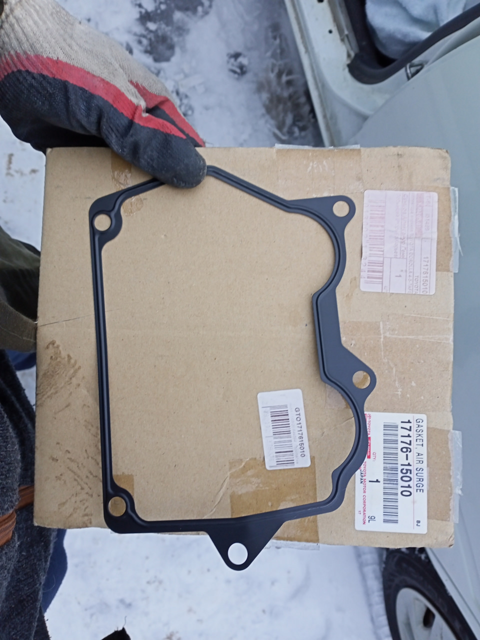 1717615010 Прокладка впускного коллектора TOYOTA LEXUS | Запчасти на DRIVE2