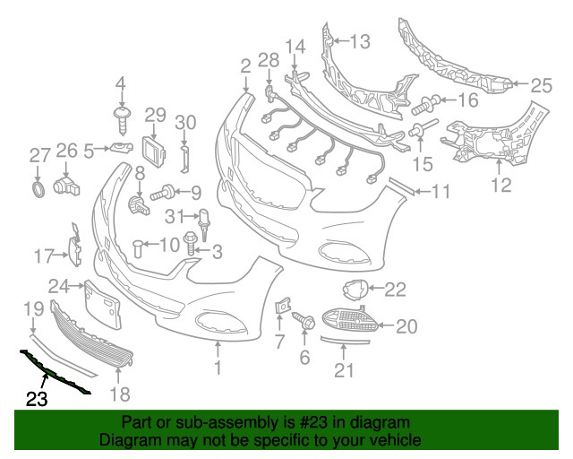 A2128852474 Накладка бампера. Mercedes | Запчасти на DRIVE2