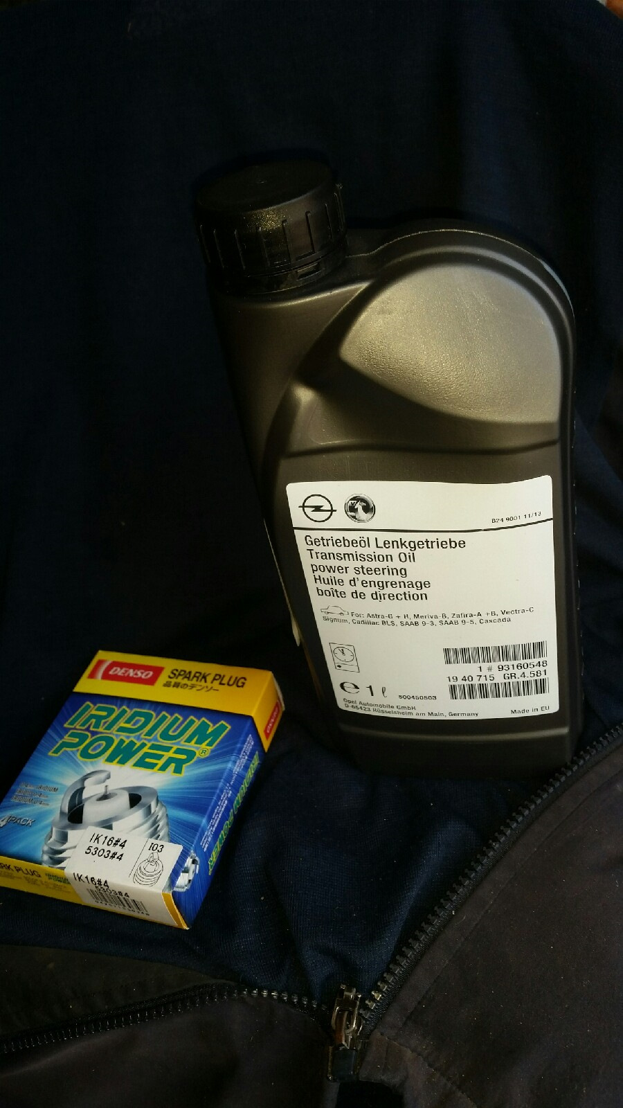 Замена свечей Denso ik16 и жидкость ГУР GM, проверка состояния ...