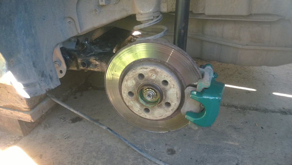 Установка задней балки РС, переборка суппорта, датчик распредвала ...