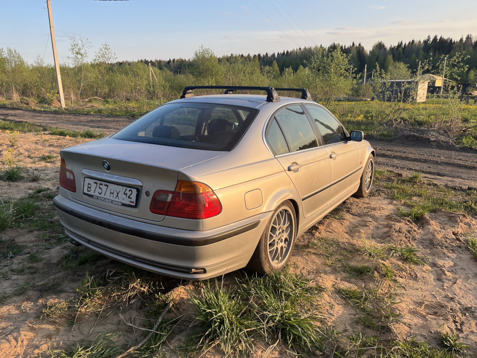 43. Поперечины на крышу Turtle Air 3 — BMW 3 series (E46), 2,2 л, 2001 года | аксессуары | DRIVE2