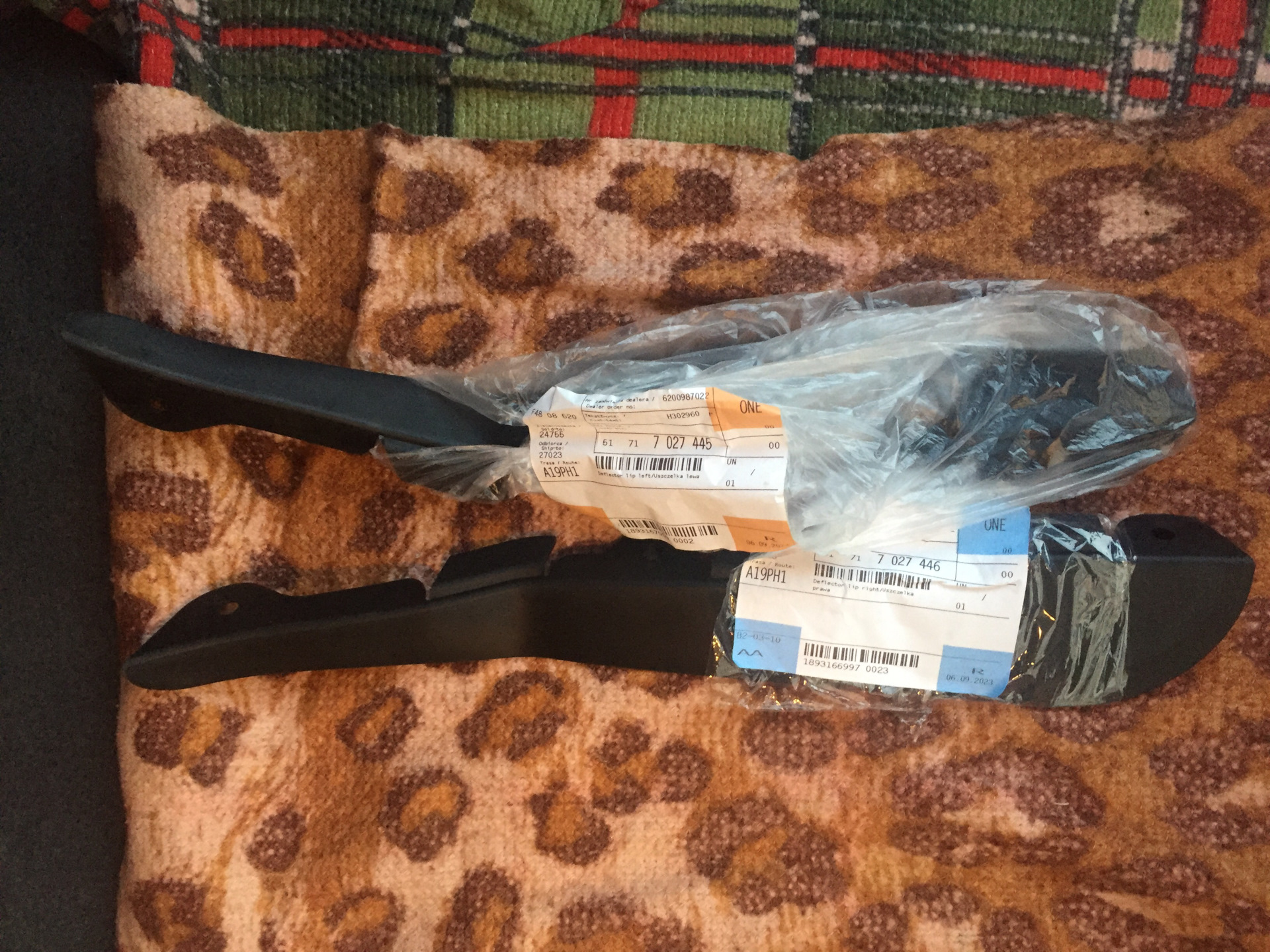 Пылезащитная кромка BMW — BMW 7 series (E65/E66), 3 л, 2007 года ...