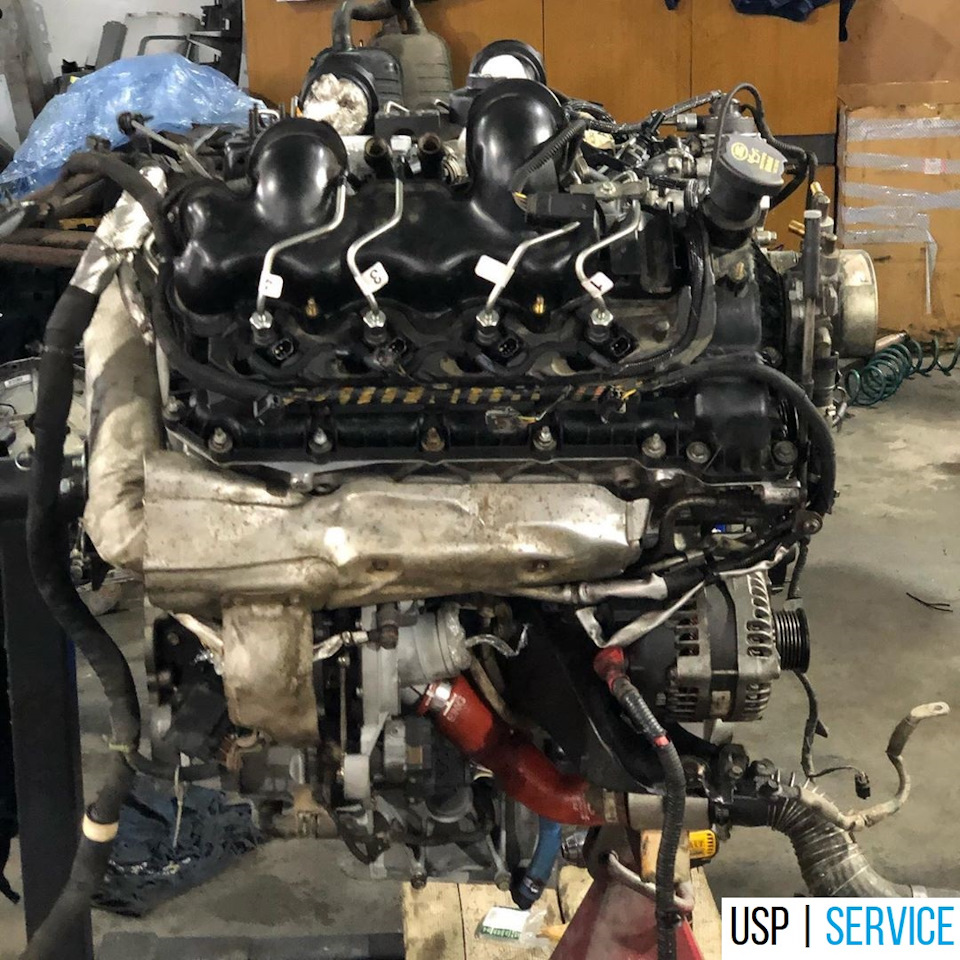 Ремонт двигателя 4.4 Diesel Range Rover 2012 L322 LR022733, LR023496 ...