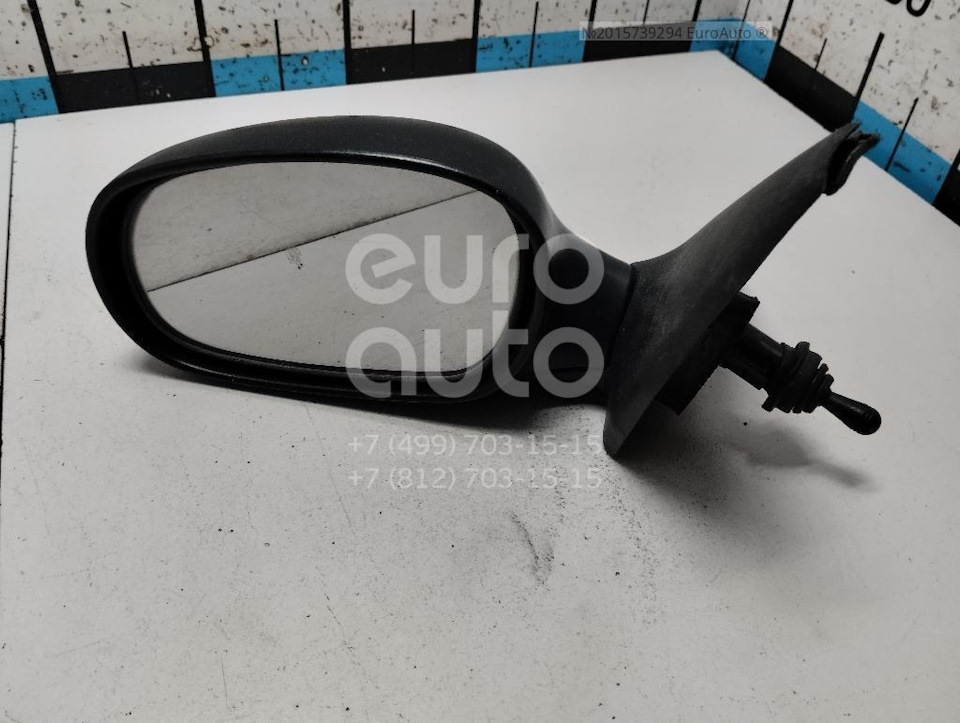 96304167 Зеркало наружное левое с ручной регулировкой GM | Запчасти на ...