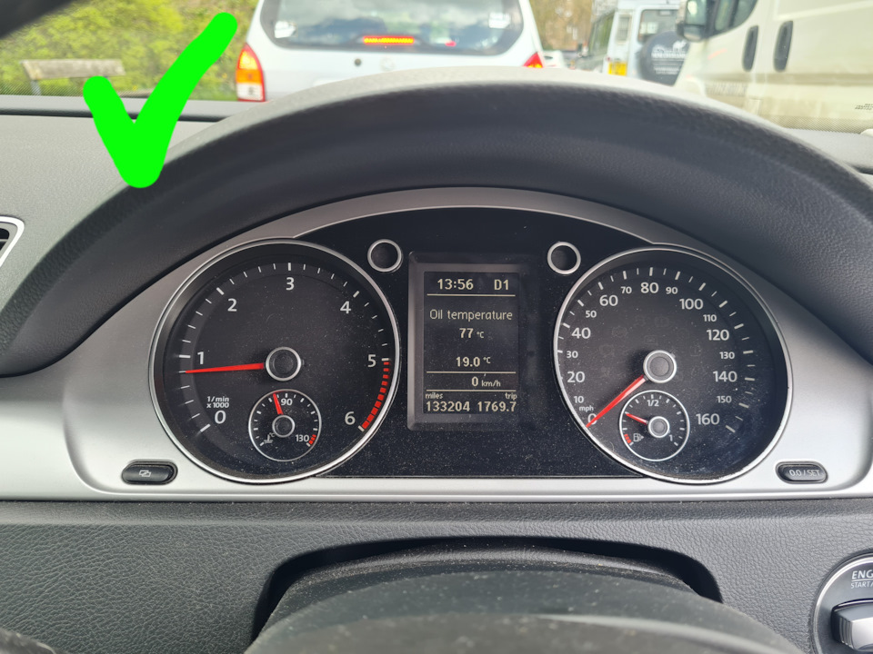 Неисправность датчика температуры . — Volkswagen Passat B7, 2 л, 2012 ...
