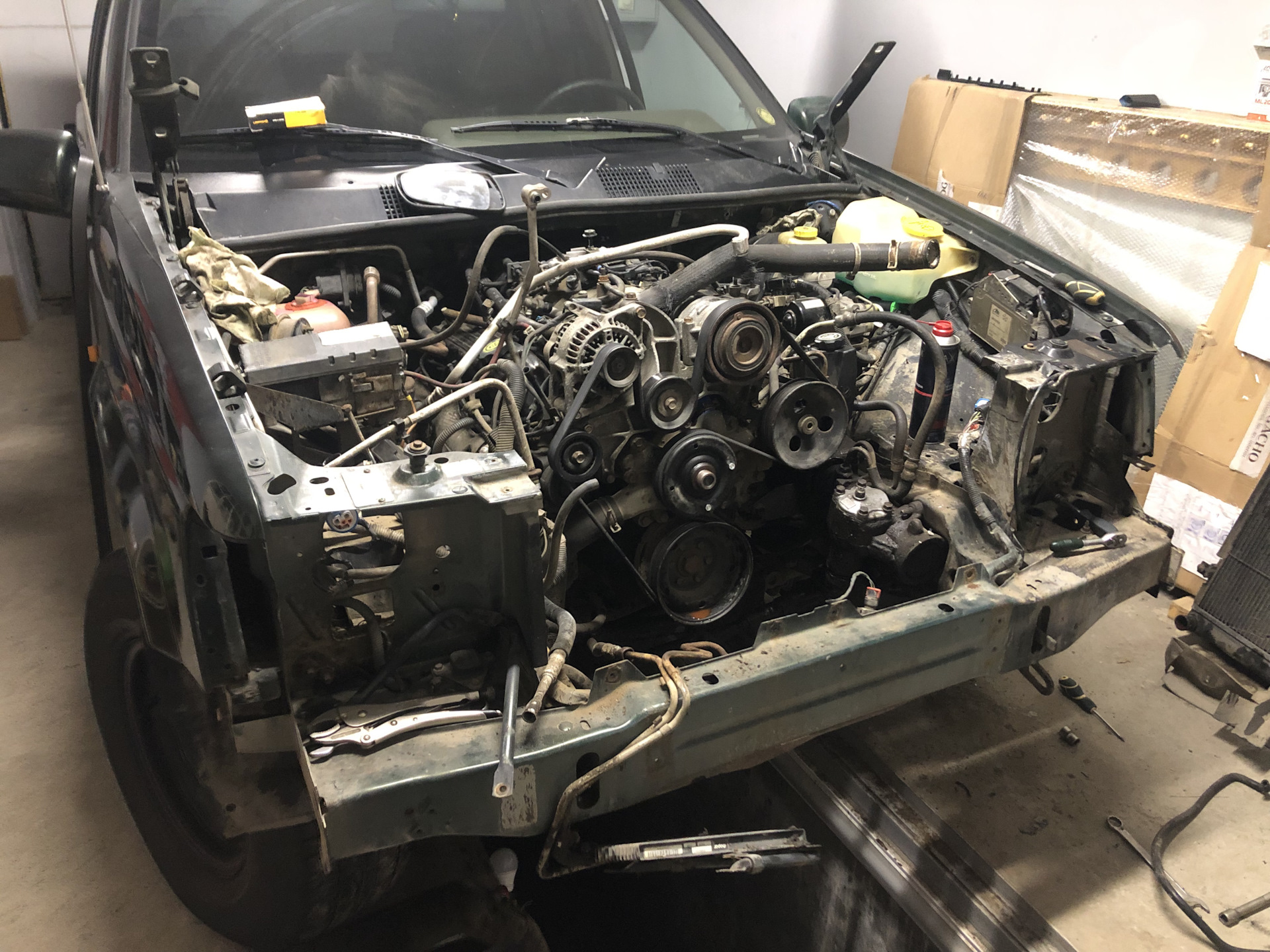 Ремонт двигателя — Jeep Grand Cherokee (ZJ), 5,2 л, 1994 года | своими ...