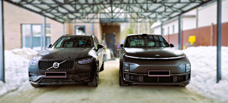 Li L9 vs Volvo XC90 — Volvo XC90 (2G), 2 л, 2020 года | соревнования | DRIVE2